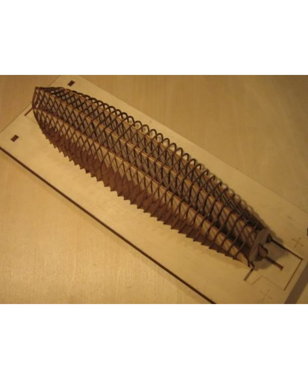 Life Boat le requin Longboat Scale 1/48 L 242MM 9.5"