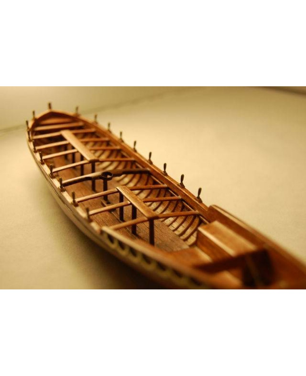 Life Boat le requin Longboat Scale 1/48 L 242MM 9.5"