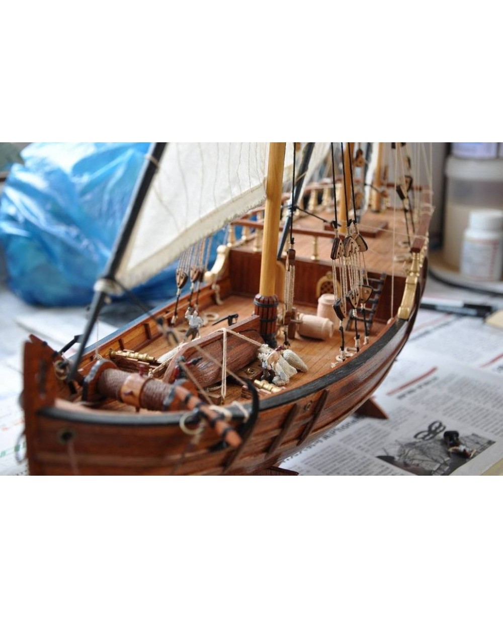 ZHL Nina 1492 scale 1:50 L 550mm 21.6 inch wooden model ship kit